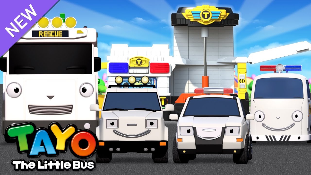 White Strong Rescue Truck | Tayo Rescue Team Song | Song for Kids ...