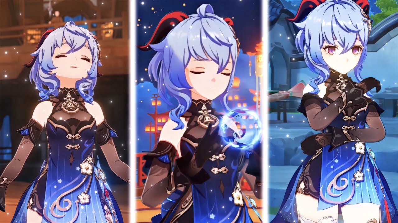 Ganyu New Skin | Twixtor | 4K | Clips for editing - YouTube