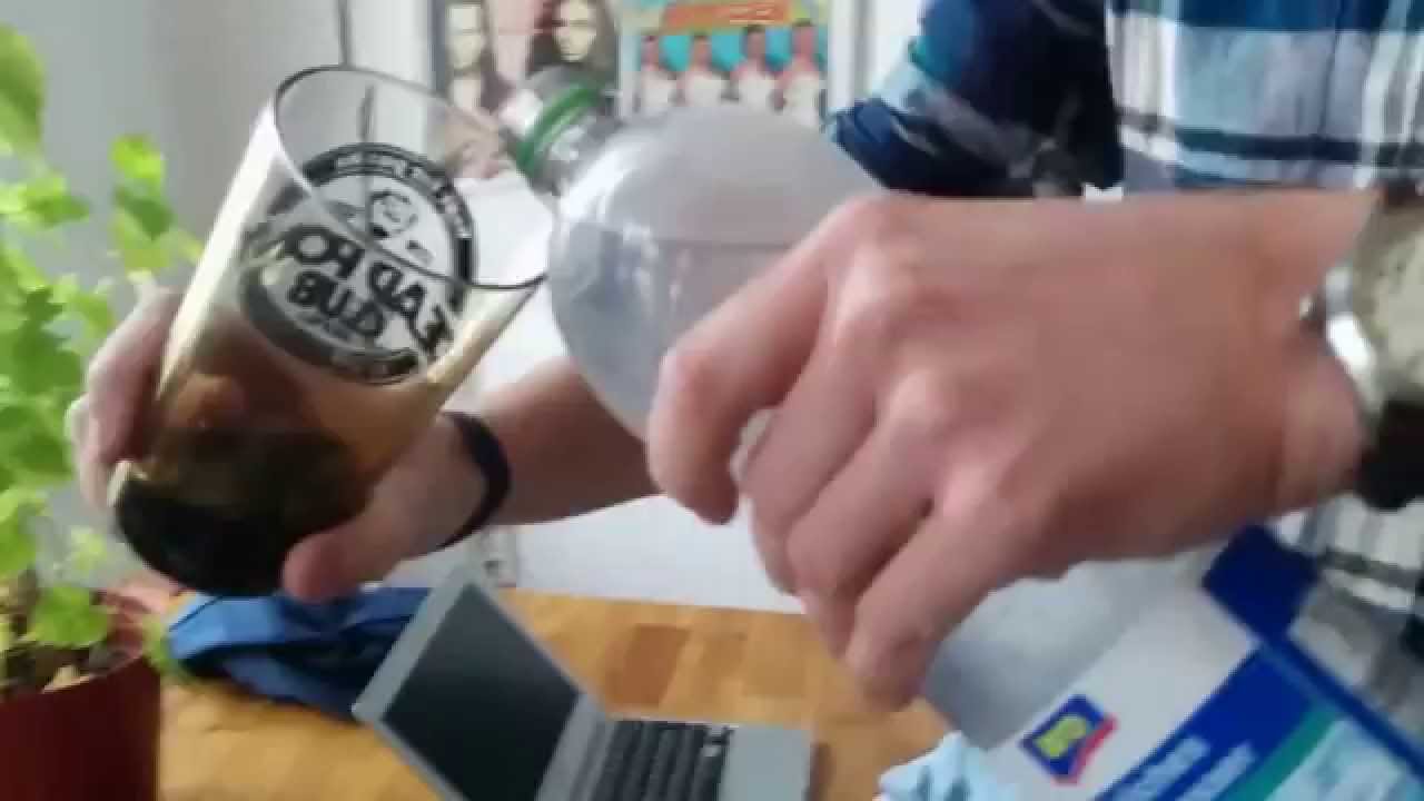 Instant Beer, just add water! - YouTube