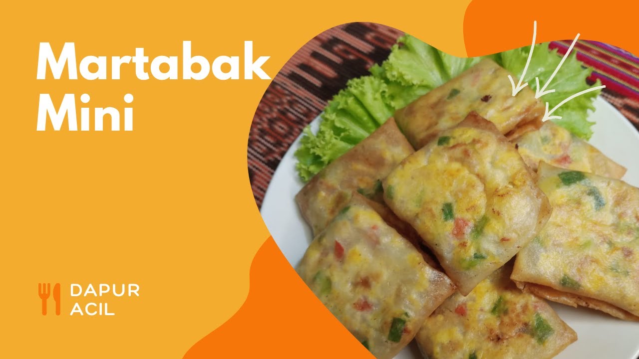 Resep Masak Martabak Mini || Martabak Mini Yang Enak - YouTube