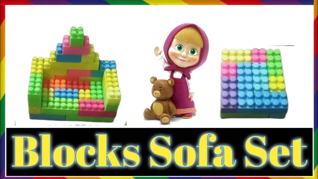 DIY Satisfying ASMAR Building/Block Building/ Making Sofa // Satisfying ...