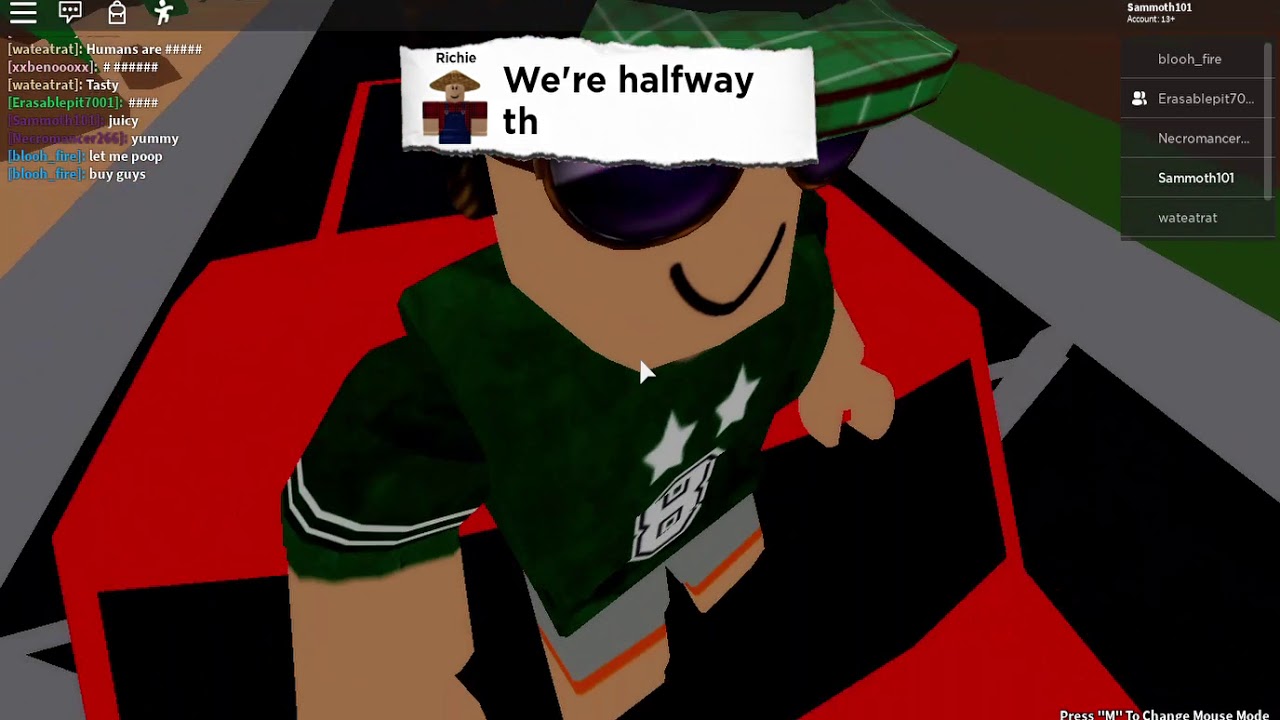 Raw Footage of me playing roblox - YouTube