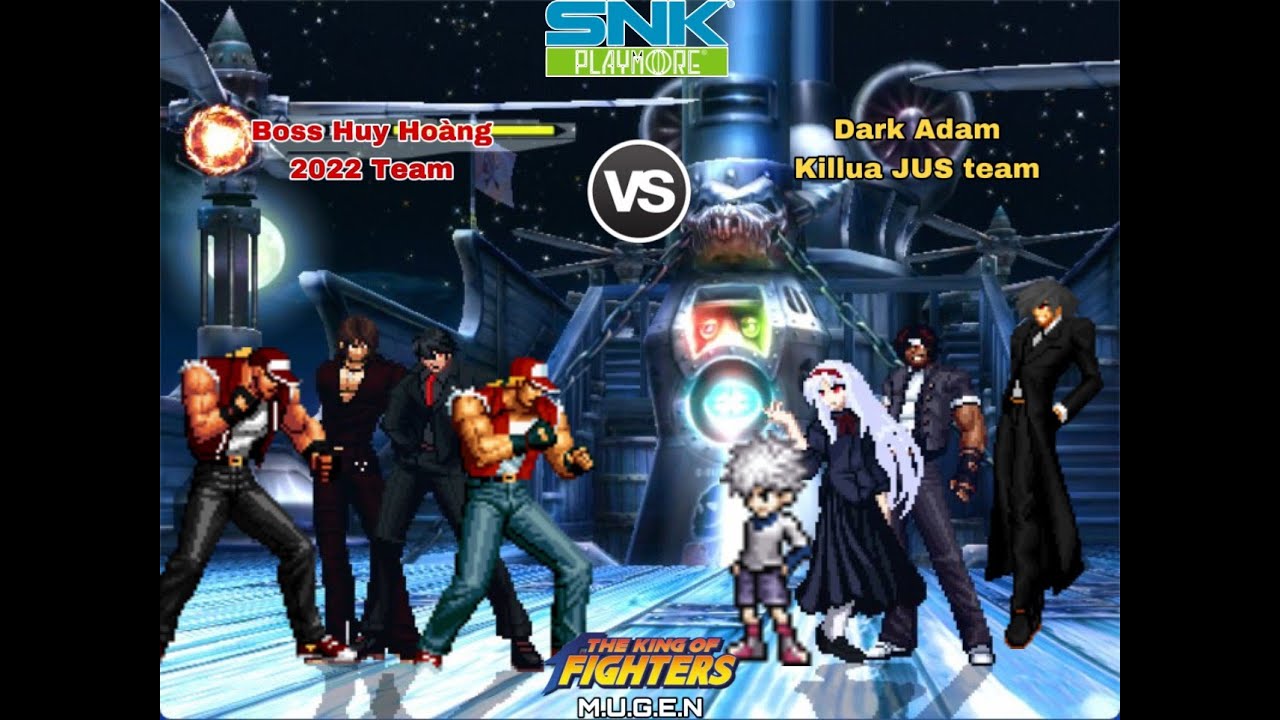 KOF MUGEN - Boss Huy Hoàng's 2022 Tourney team VS Dark Adam's Killua ...