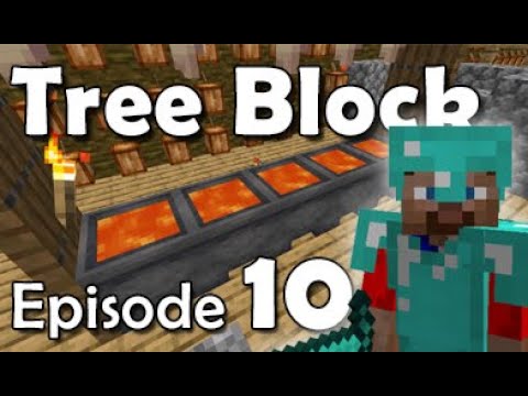 Tree Block – a custom Minecraft map: E10 – I have the lava - YouTube