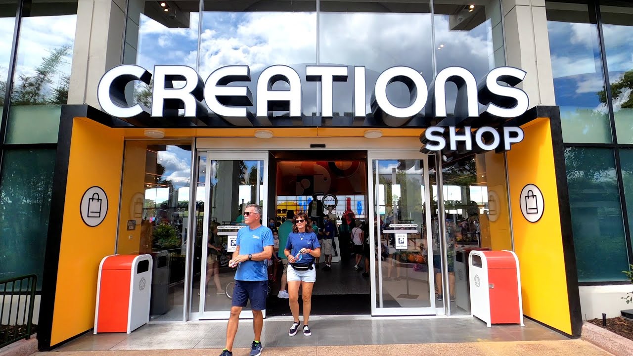 Creations Shop at Epcot in Walt Disney World - YouTube