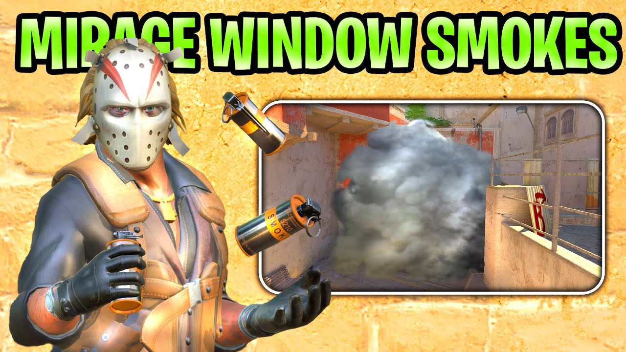 Every Mirage WINDOW Smoke You Need in CS2 - YouTube