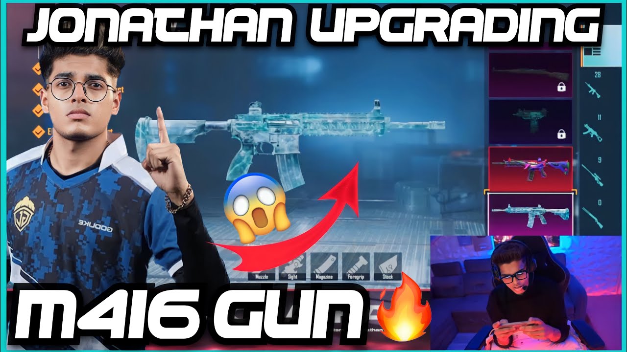 Jonathan Upgrading M416🔥😱 | Jonathan’s Favourite Gun For A Reason😁 ...