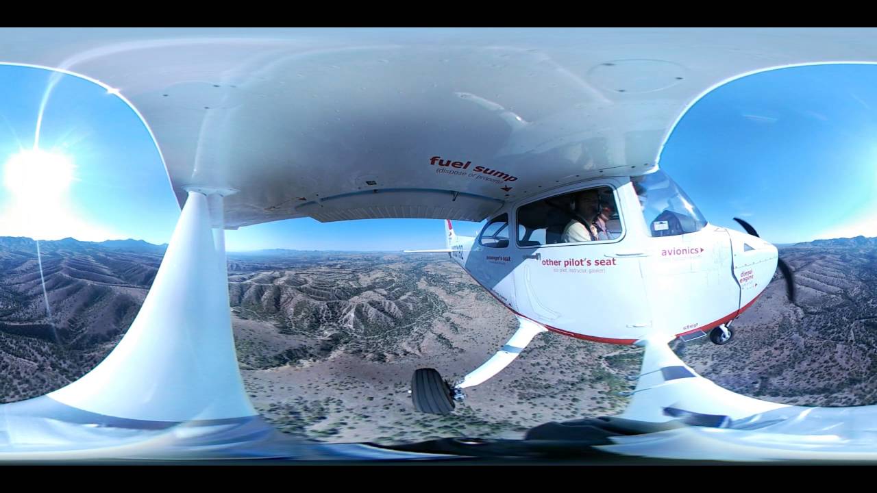 360 CAM Redbird Cessna 172 Approach and Landing at Nogales, AZ - YouTube