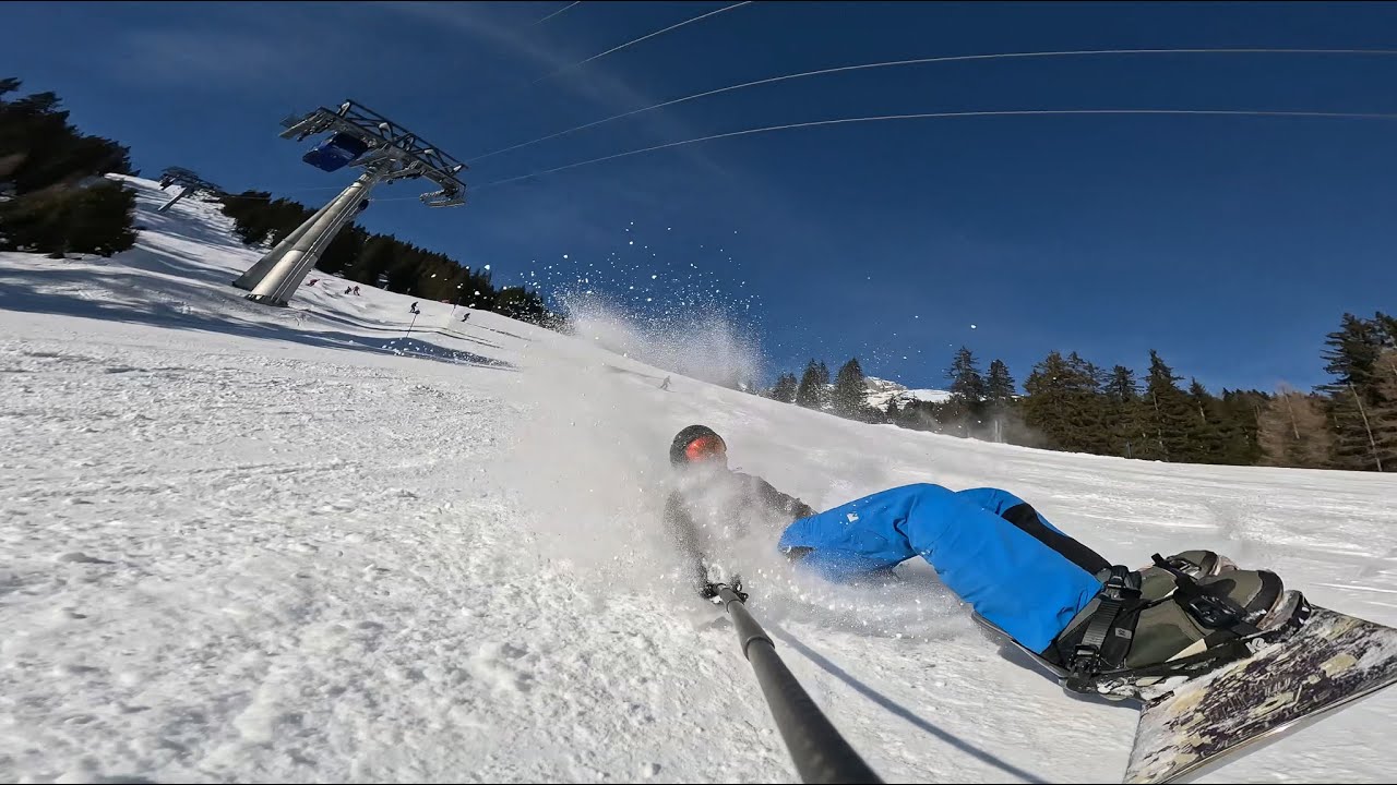 St. Anton 2025 - skiing and snowboarding fails compilation - YouTube