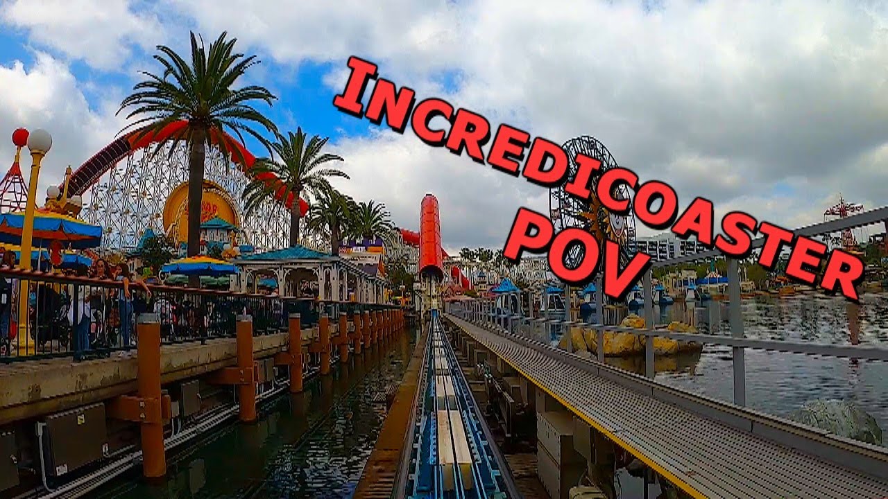 Incredicoaster LONG Launched Coaster FRONT ROW POV - Disney California ...