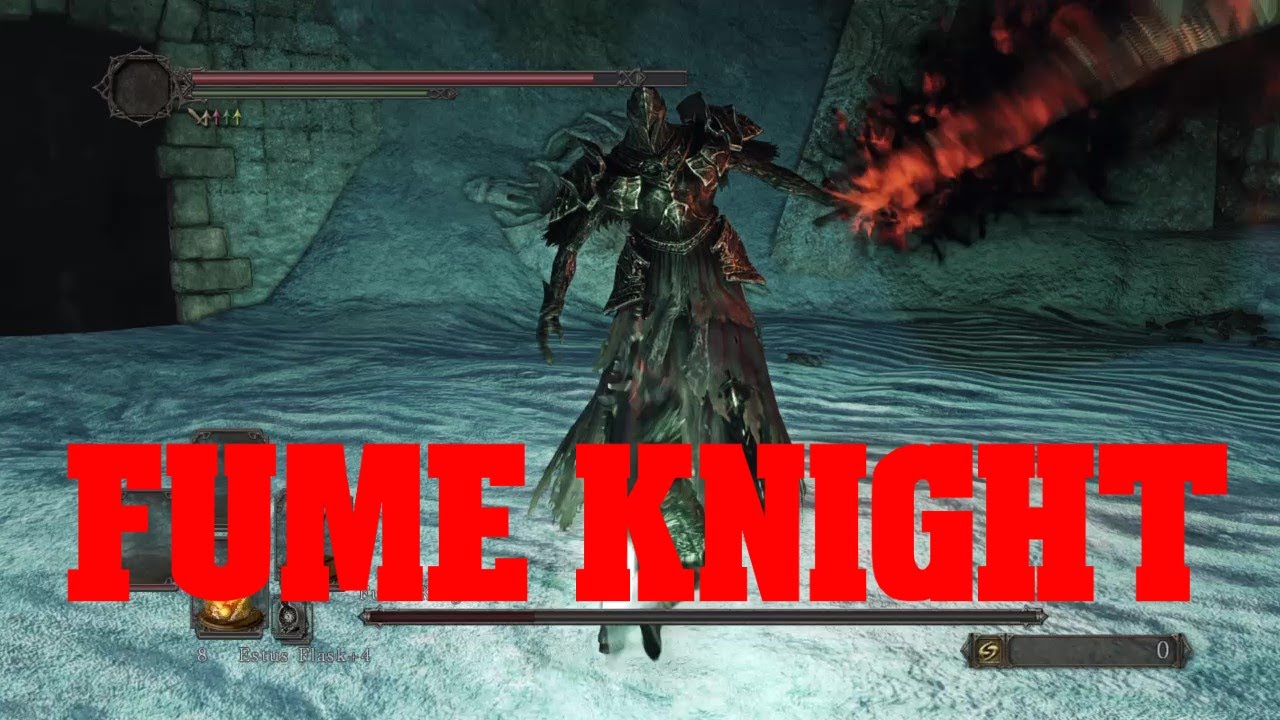Dark Souls II Fume Knight Boss Fight - YouTube