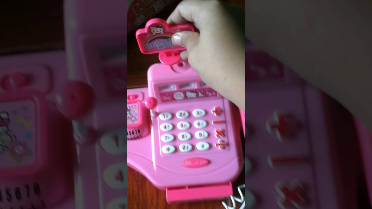 Hello kitty cash register - YouTube