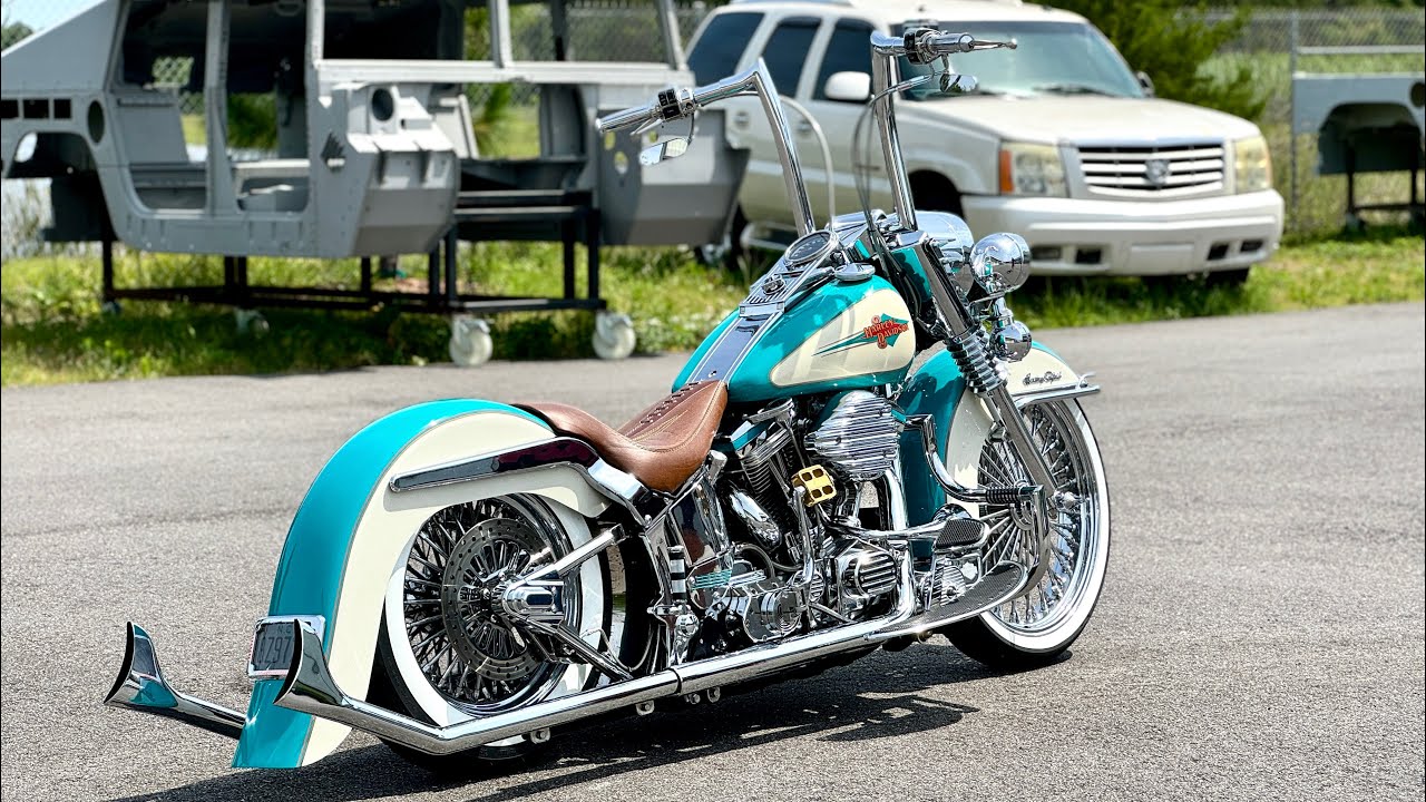 Custom Harley-Davidson “Cholo” walk around video - YouTube