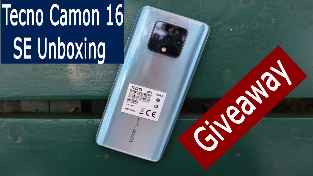 Tecno Camon 16 SE Unboxing l Tecno Camon 16 Giveaway - YouTube