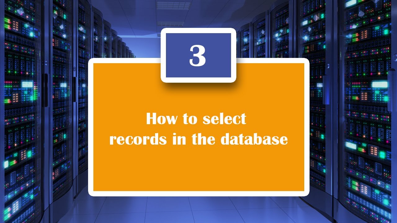 Mysql Database Tutorial 3 Tagalog Select Youtube 7298