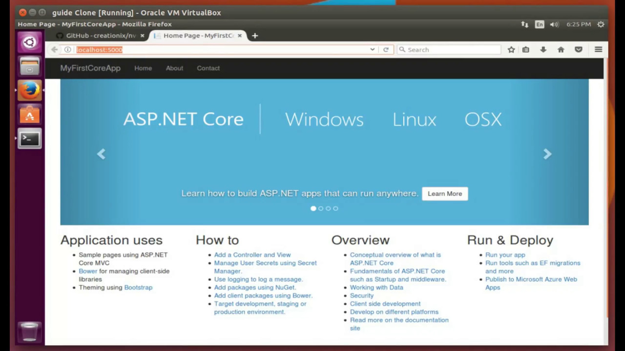 Getting Started With Net Core Build Your First Web App On Linux Youtube 9117