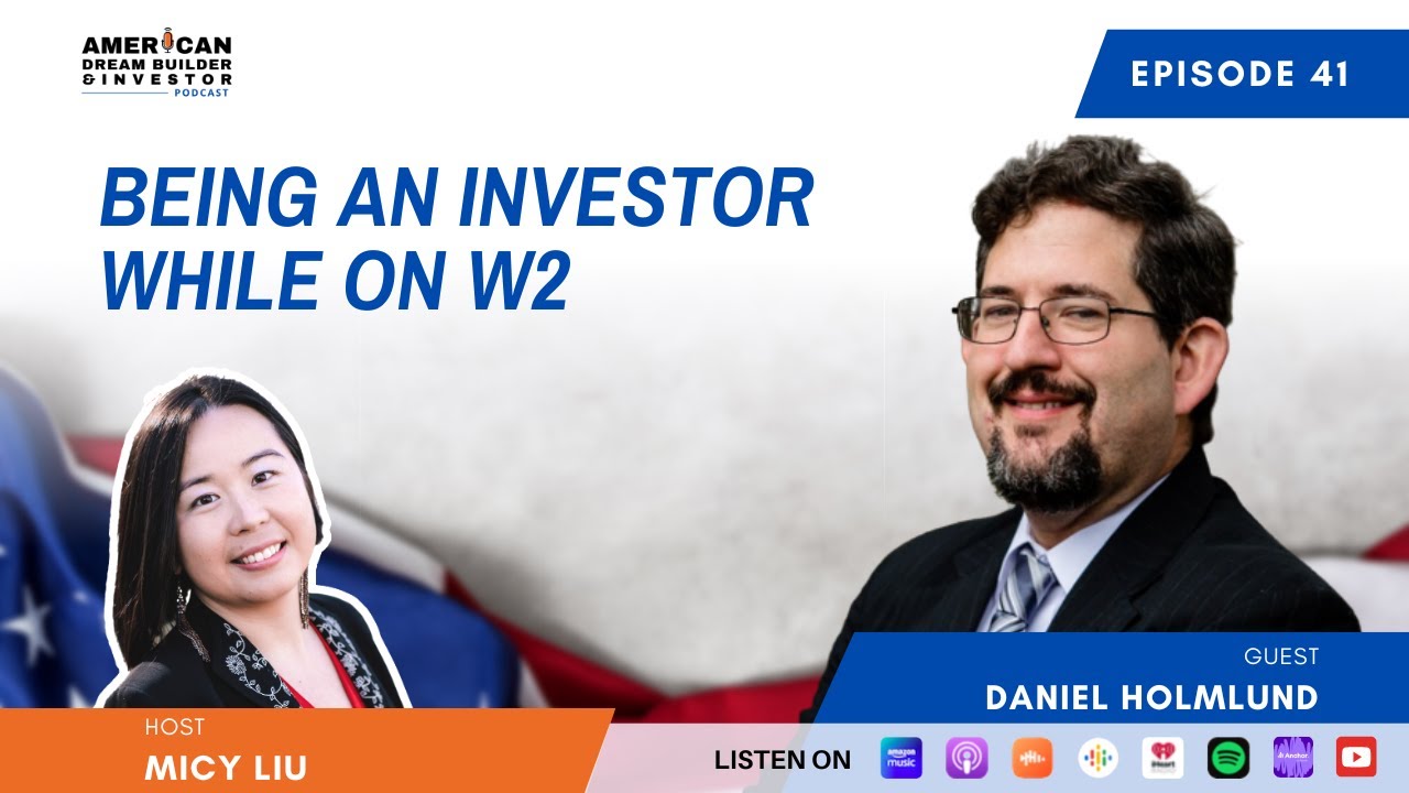 EP 41: Being an Investor While on W2 with Daniel Holmlund - YouTube