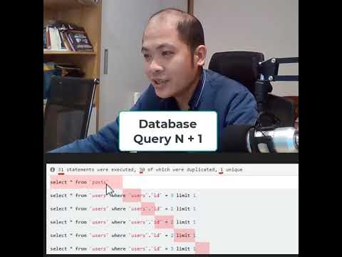 Tìm hiểu Database Query N + 1 và giải pháp Eager Loading - YouTube