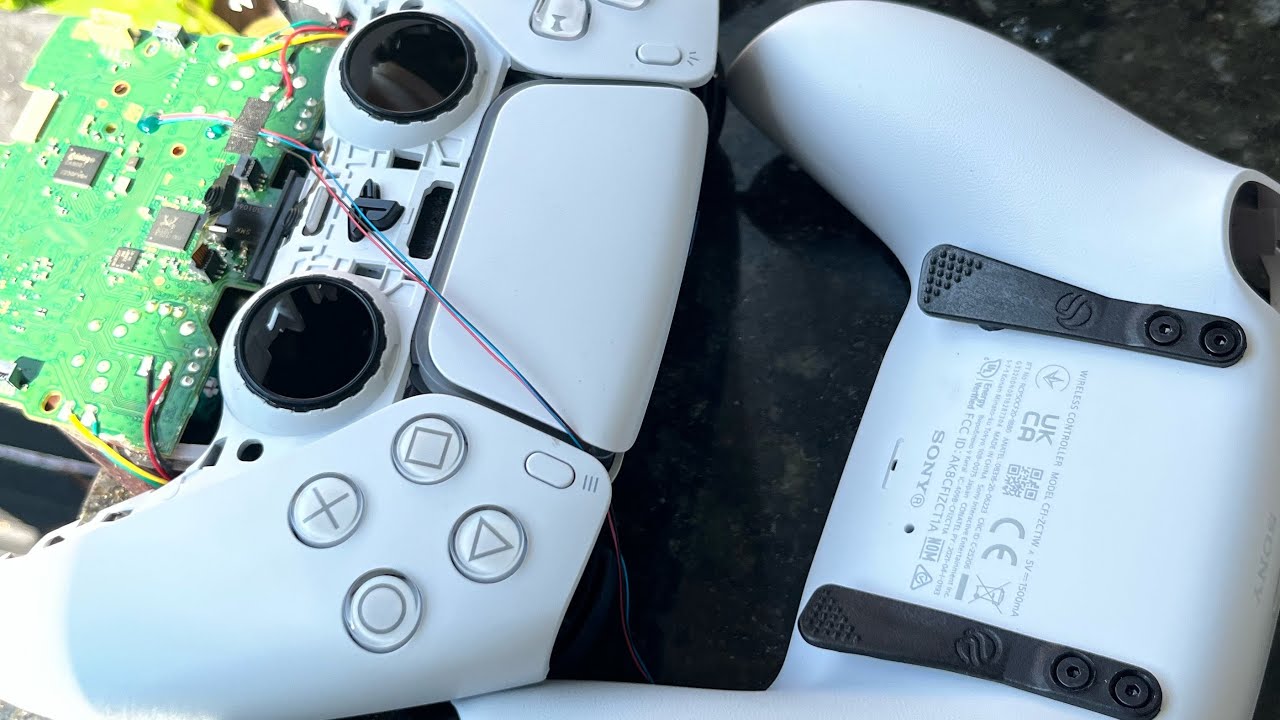 COMO INSTALAR PADDLES PG CLICK DE MOUSE DUALSENSE PS5 BDM-030-040-050 ...