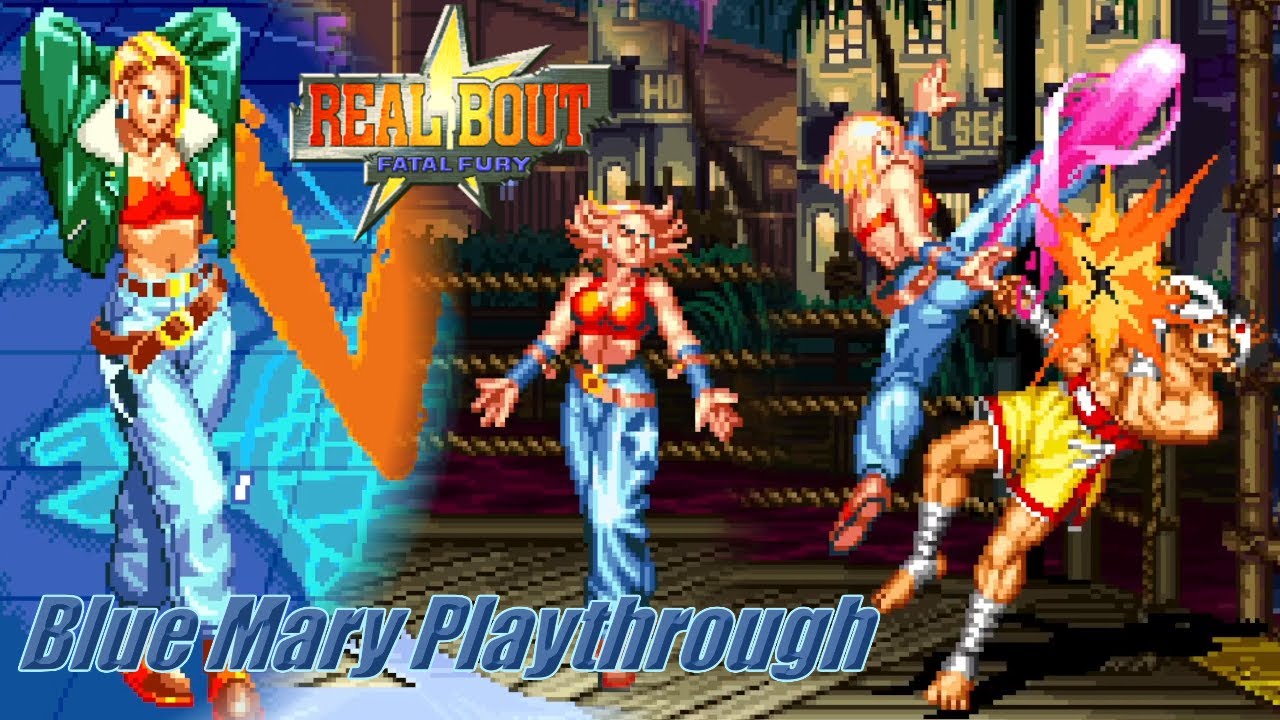 Real Bout Fatal Fury (Arcade) - Blue Mary Playthrough - YouTube