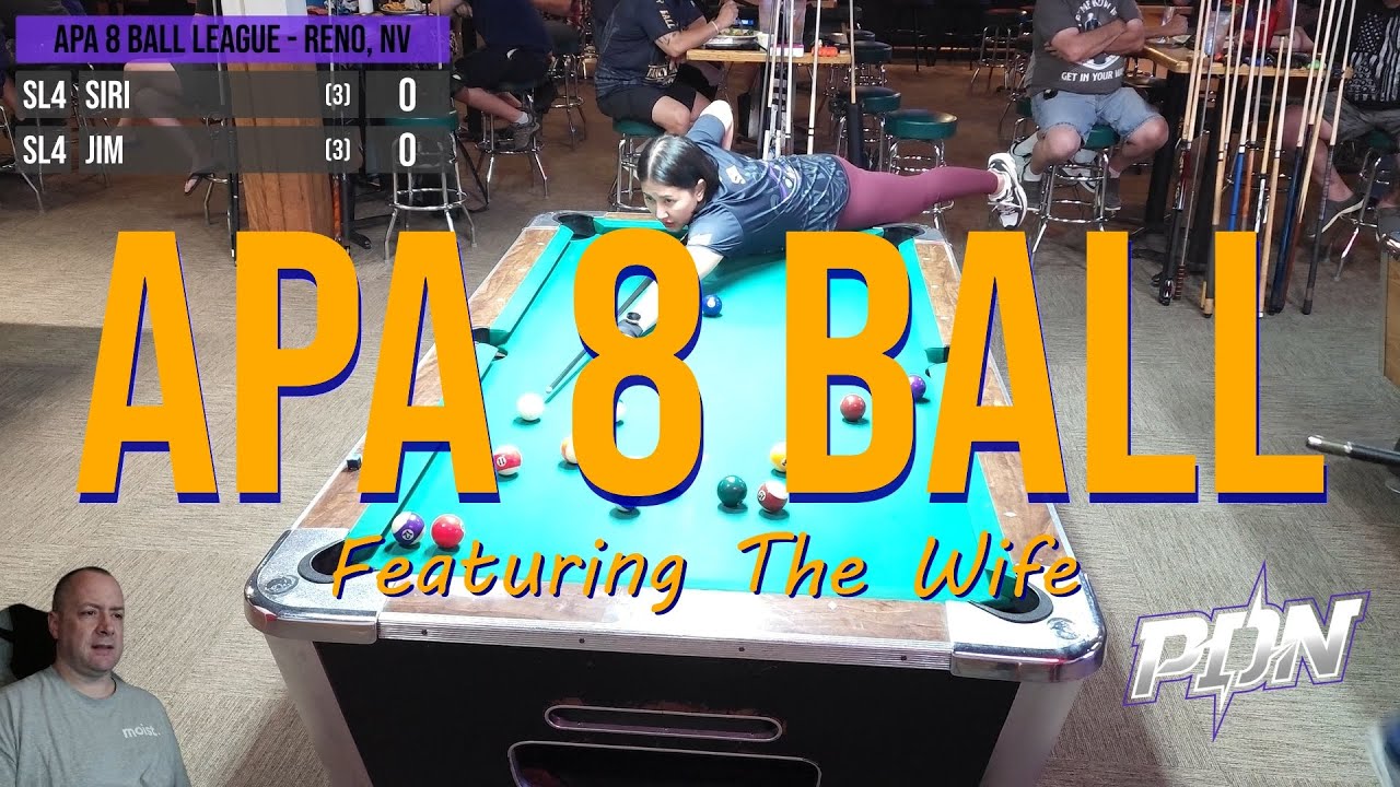 APA League Night | 8 Ball Match | The Wife v Jim | SL 4 v 4 ...