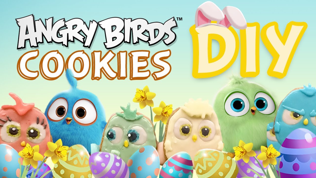 Angry Birds DIY | EGG-FREE Easter Hatchling COOKIES! - YouTube