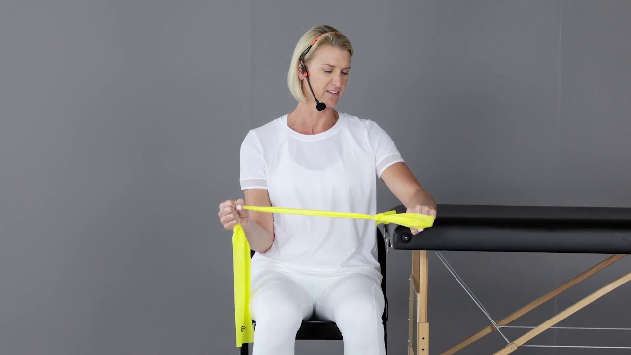 Resisted Ulnar Deviation with Band - YouTube