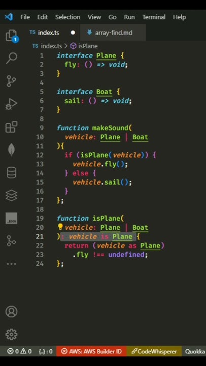 Type Predicates In Typescript Netcreed Shorts Typescript Youtube