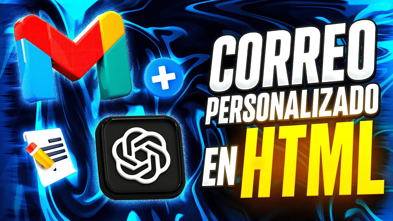 Cómo CREAR CORREOS HTML para GMAIL y OUTLOOK con IA - (ChatGPT) - YouTube