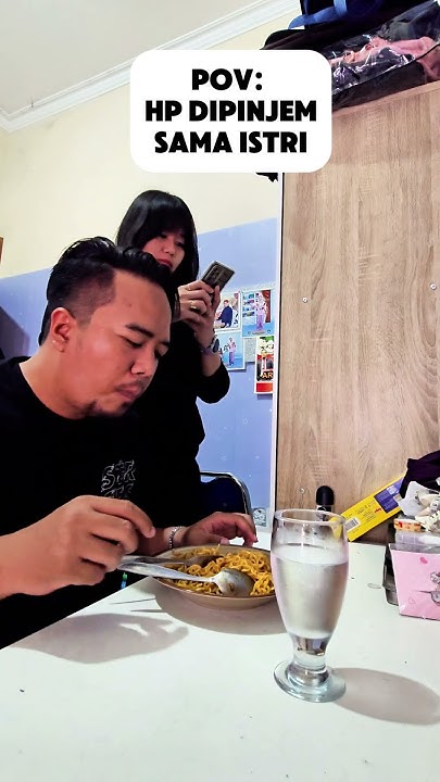 POV : hp di pinjam istri #comedy #panikgakpaniklahmasaenggak #ngakak - YouTube