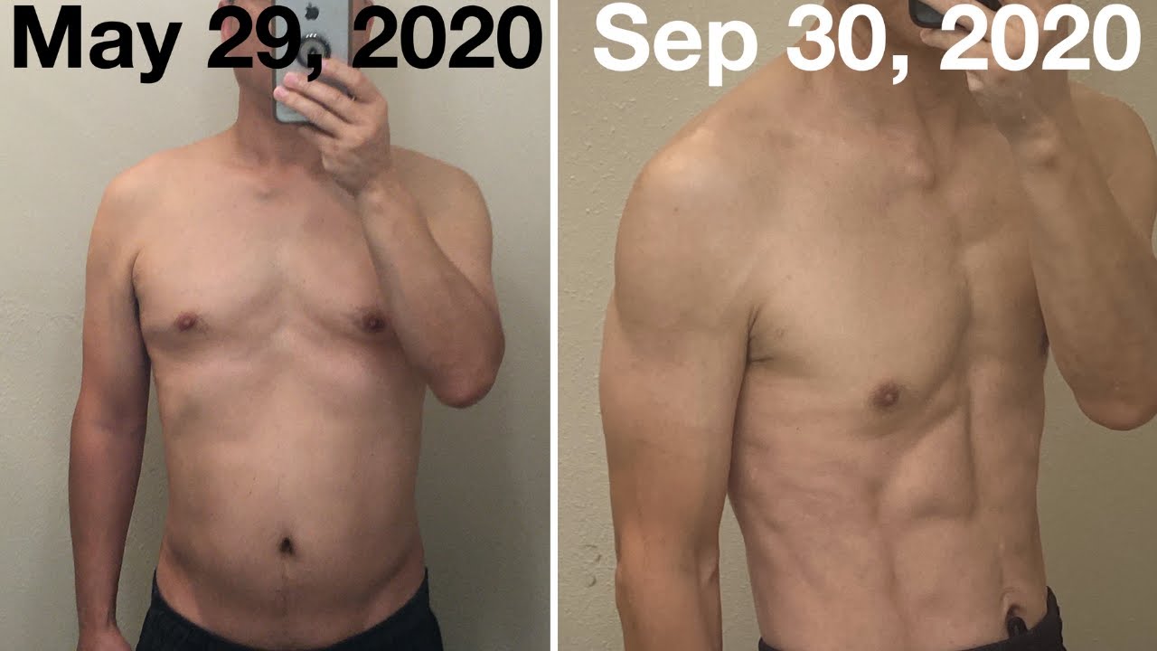 CRAZY 4 Month Transformation | Fat to Fit | Lost 34 lbs | Home Workout ...