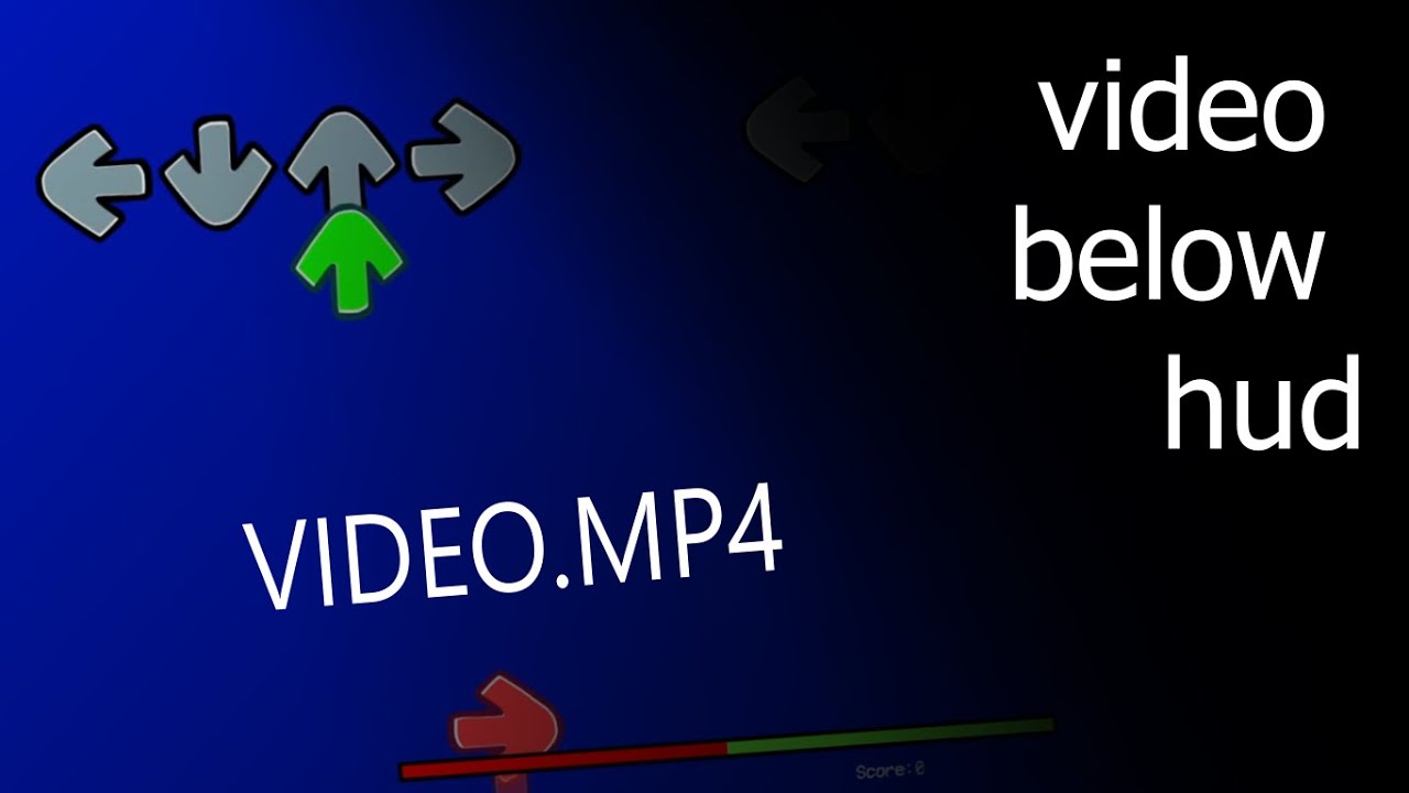 Put One Video Below Hud Fnf Psych Engine Script Youtube