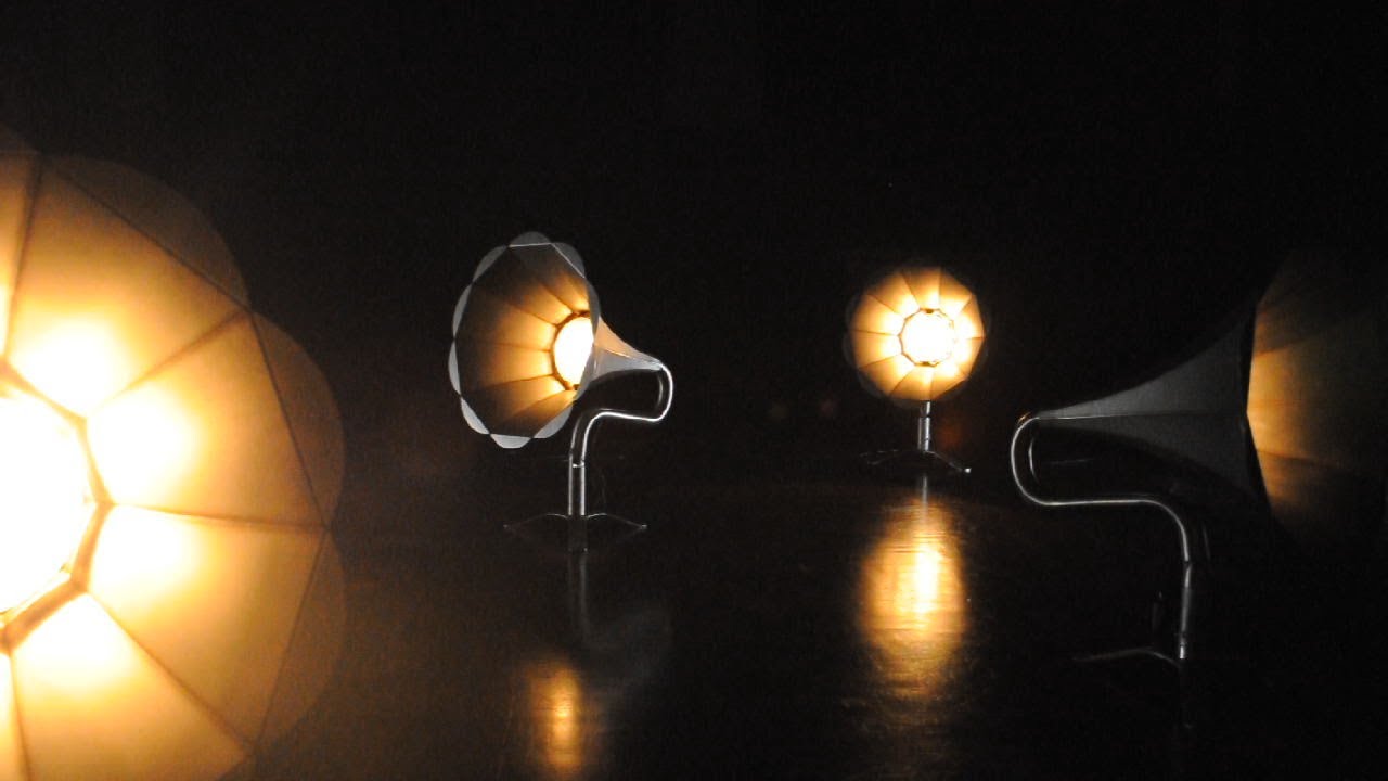 GRAMOPHONE LAMPS by CHRIGU BLUM - YouTube