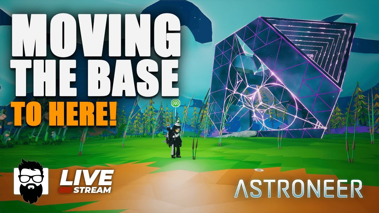 Astroneer - Moving The Base Next To A Gateway | OneLastMidnight - YouTube