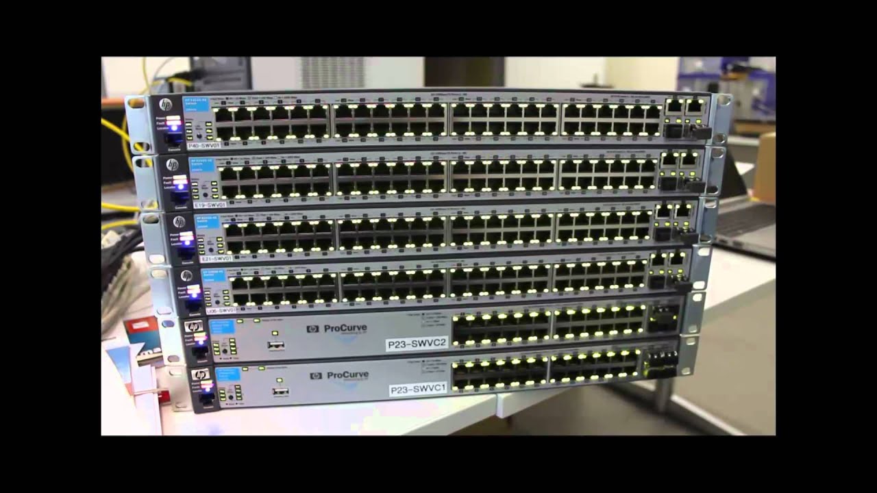 Startup of HP ProCurve Switches - YouTube
