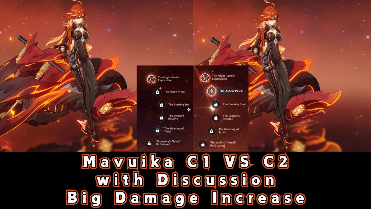 Mavuika C1 VS C2 Comparisons & Discussion: Big Damage Increase - YouTube