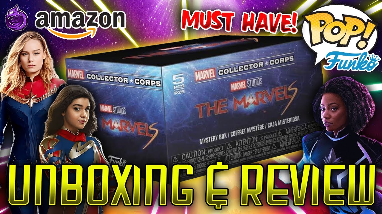 *NEW* Funko Marvel Collector Corps Box - The Marvels | Unboxing ...