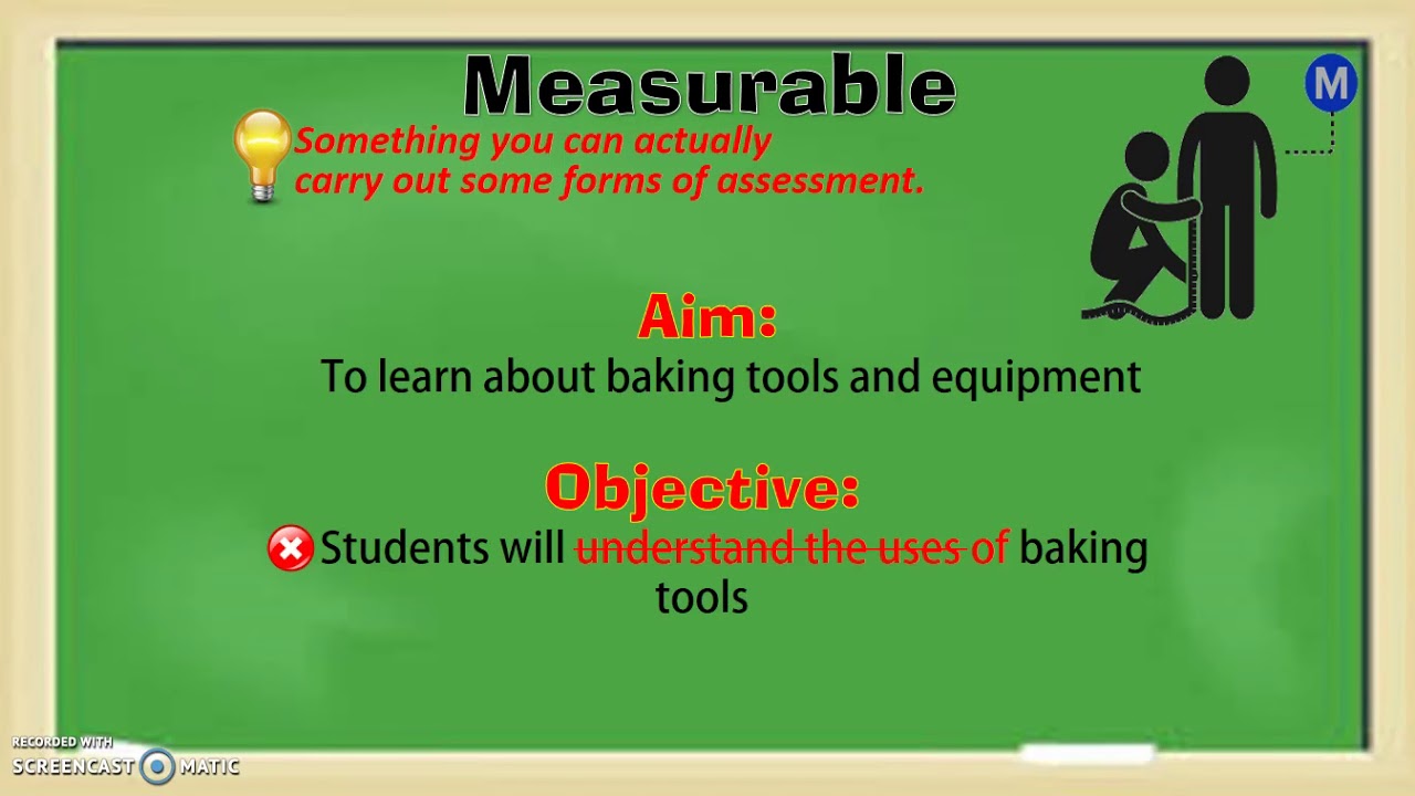 Writing Measurable Learning Objective - YouTube