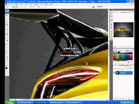 Photoshop car design - YouTube