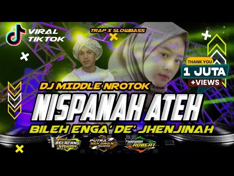 DJ LAGU MADURA NISPANAH ATEH - NIZAR ALI VIRAL | MIDDLE NROTOK TRAP X SLOWBASS | BELALANG SAWAH
