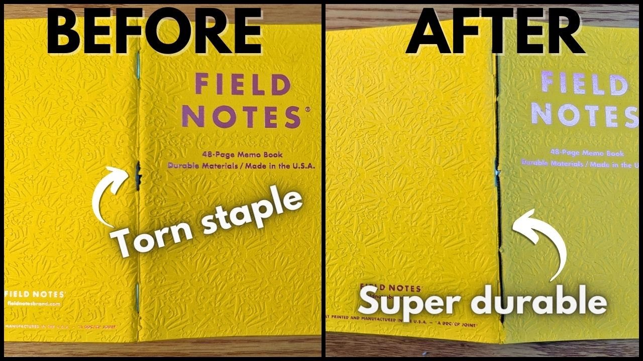 Rebinding Field Notes - Upgrading My Favorite Pocket Notebook - YouTube