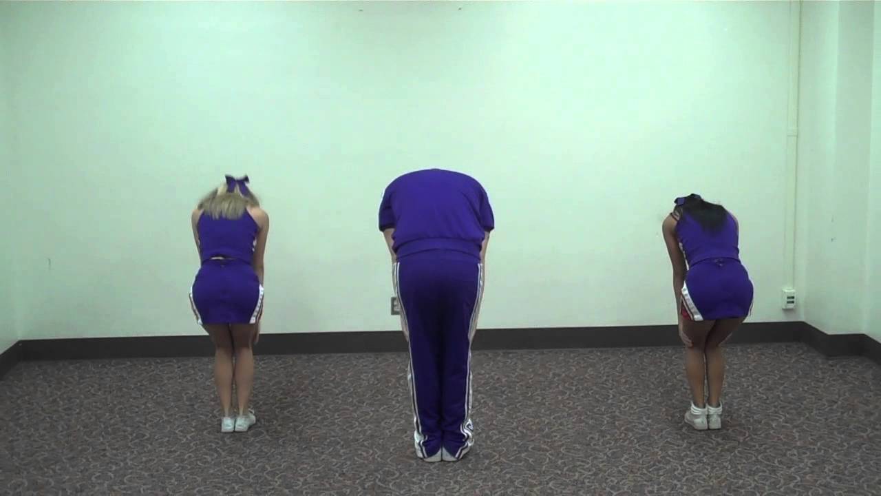 SFA Cheer Fight Song Back View with Counts - YouTube