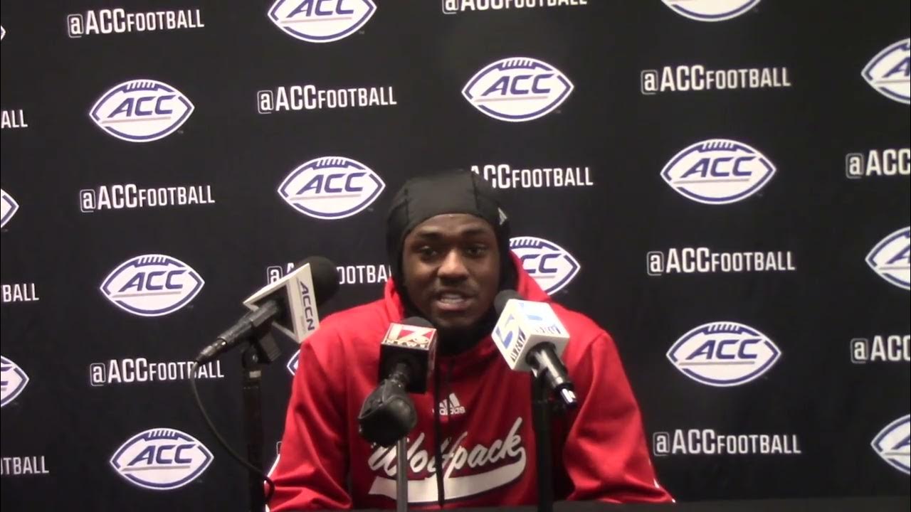 NC State WR Noah Rogers after North Carolina win - YouTube