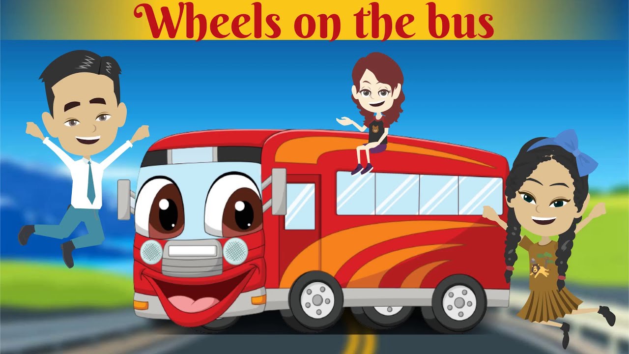 Wheels On The Bus | Rhymes | English Rhymes | Poems In English ...