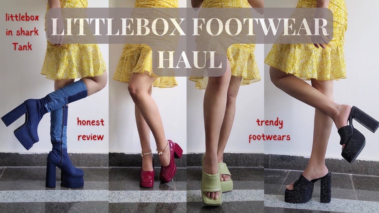 *LITTLEBOX* India Footwear Haul | Littlebox India Review | Platform ...