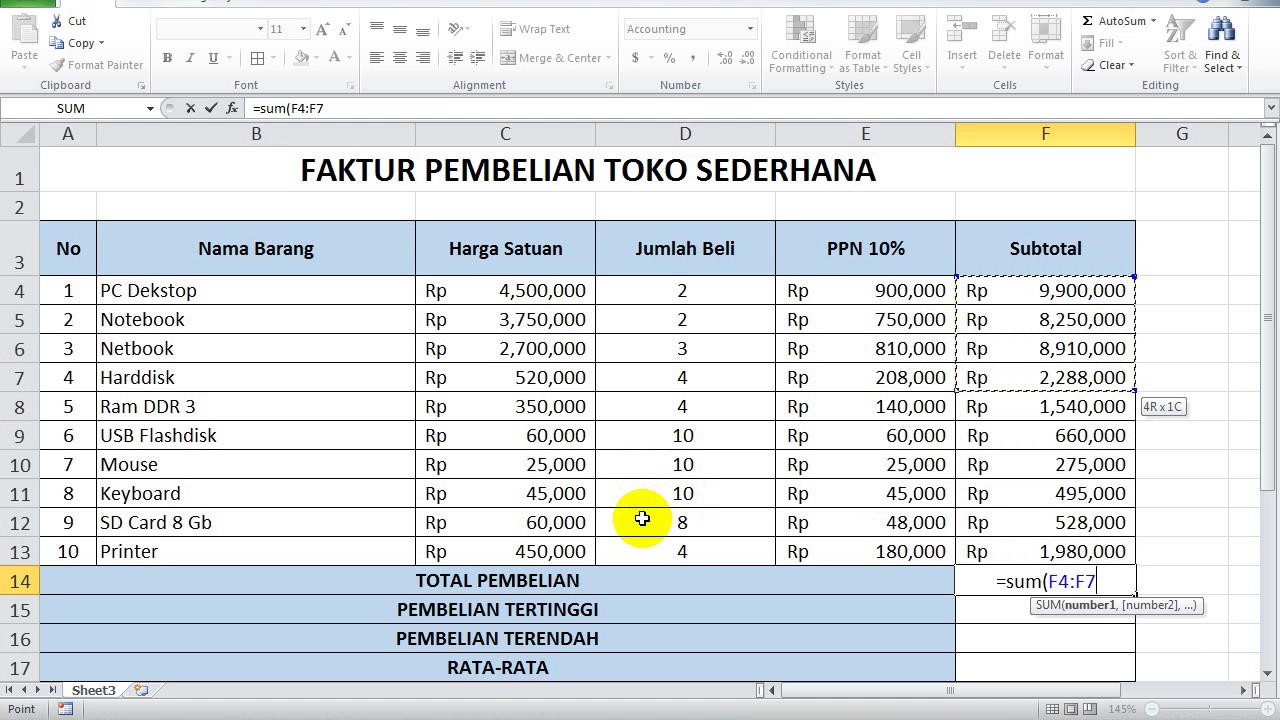 8 Rumus Excel Dasar Wajib Tahu, Fresh Graduate Baca Ini! 8 Rumus Excel Dasar Wajib Tahu, Fresh Graduate Baca Ini!