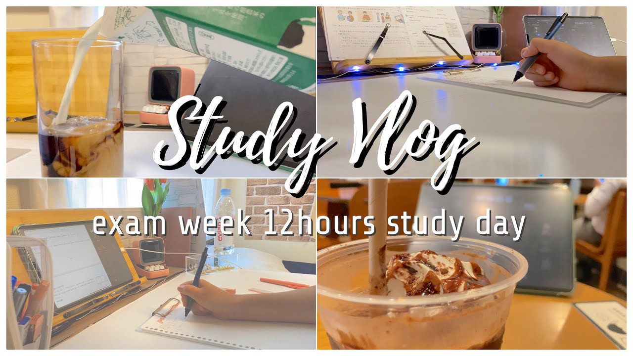 12 hours study day📚 | exam week Study Vlog | 🇯🇵 junior high school ...