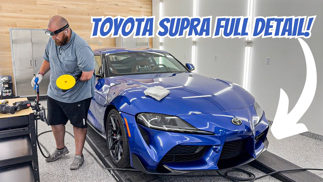 I Detail A Toyota Supra For The First Time - Full Paint Correction ...