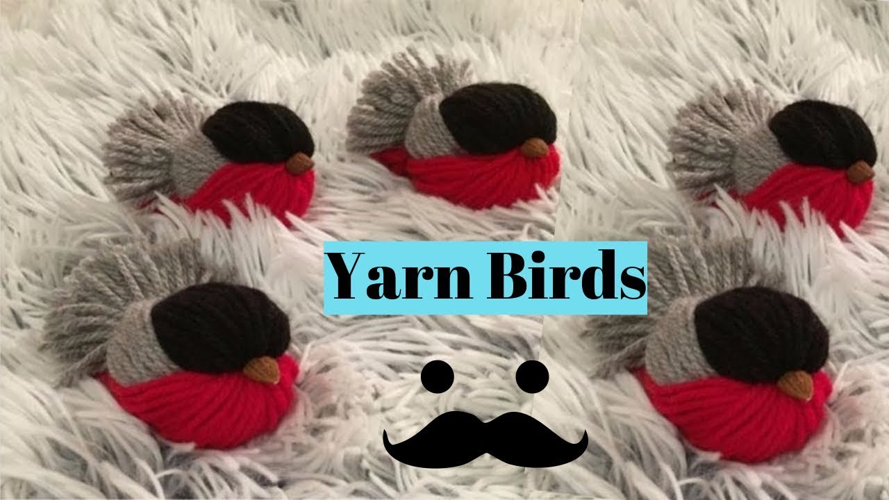 How To Make A Yarn Bird - Adorable DIY Yarn Birds - YouTube