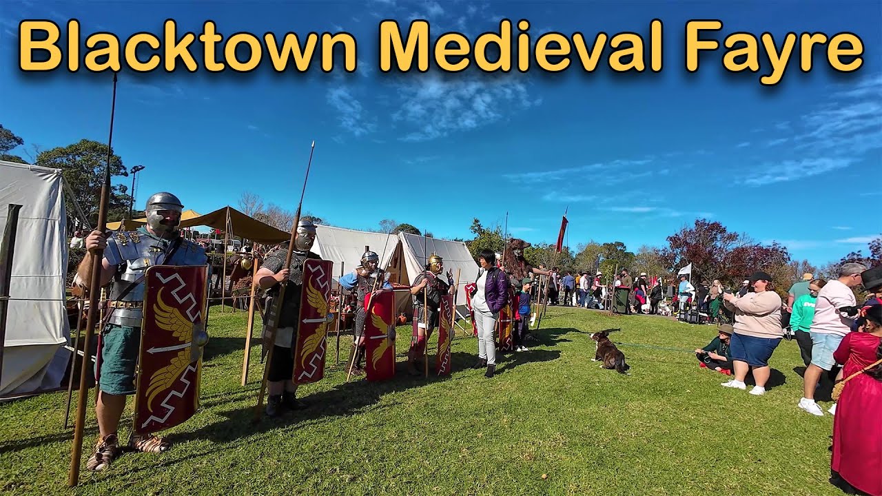 Blacktown Medieval Fayre, Australia 2024, 4K Walking Video - YouTube